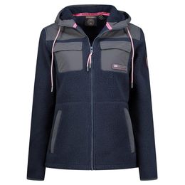 Geographical Norway Fleecejacke "Toulouse" in Dunkelblau - 68% | Gr&ouml;&szlig;e M | Damenjacken