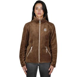 Geographical Norway Fleecejacke "Ticarina" in Taupe - 67% | Gr&ouml;&szlig;e XL | Damenjacken