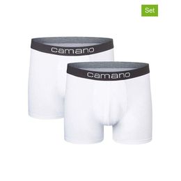 Camano 2er-Set: Boxershorts in Weiß - 50% | Größe M | Herren-waesche