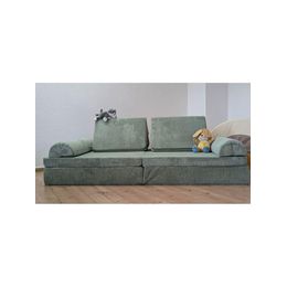 Bunky Spielsofa ''Sage'' in Gr&uuml;n - (B)168 x (H)58 x (T)84 cm - 21% | Kinder-moebel