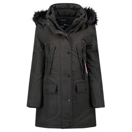 Geographical Norway Parka "Corta" in Schwarz - 67% | Gr&ouml;&szlig;e L | Damenjacken