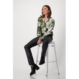 monari Bluse in Grün/ Weiß - 67% | Größe 42 | Damen-blusen