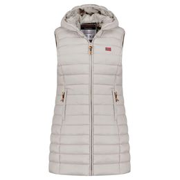 Geographical Norway Steppweste "Vatikolor" in Hellgrau - 71% | Gr&ouml;&szlig;e L | Damenjacken