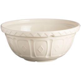 R&uuml;hrsch&uuml;ssel Mason Cash, beige (creme), H:12cm &Oslash;:26cm, Steingut, Sch&uuml;sseln, R&uuml;hrsch&uuml;ssel, mit markantem Muster, auch als Obst- oder Salatsch&uuml;ssel