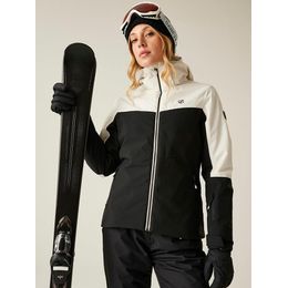 Dare 2b Ski-/ Snowboardjacke "Iced" in Schwarz/ Wei&szlig; - 50% | Gr&ouml;&szlig;e 40 | Damen-outdoorjacken