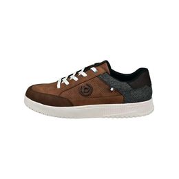 Bugatti Sneakers in Hellbraun/ Braun - 37% | Gr&ouml;&szlig;e 42 | Herrensneakers