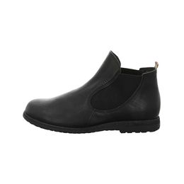 Think! Leder-Chelsea-Boots in Schwarz - 78% | Gr&ouml;&szlig;e 36 | Damen-stiefel