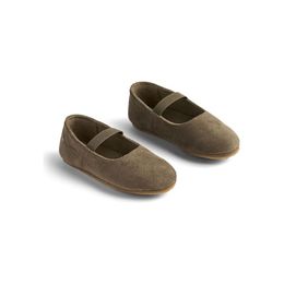 Wheat Ballerinas "Rosen" in Braun - 49% | Größe 31 | Baby-schnuerschuh