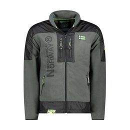 Geographical Norway Fleecejacke "Tulene" in Dunkelgrau - 68% | Gr&ouml;&szlig;e XXL | Herren-pullover-sport