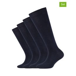 Camano 4er-Set: Kniestrümpfe in Dunkelblau - 44% | Größe 31-34 | Kinder-socken-strumpfhosen