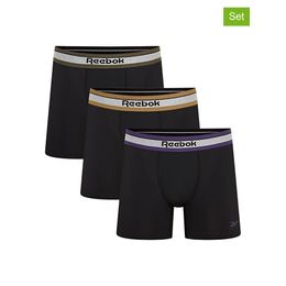 Reebok 3er-Set: Boxershorts "Anselm" in Schwarz - 57% | Größe L | Herren-waesche