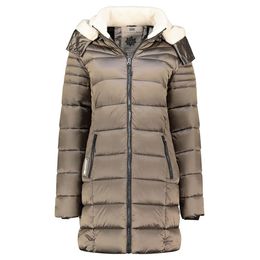 Geographical Norway Steppmantel "Carenne" in Taupe - 71% | Gr&ouml;&szlig;e S | Damenjacken