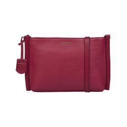 Burkely Leder-Umh&auml;ngetasche in Beere - (B)33 x (H)29 x (T)6 cm - 44% | Damen-taschen