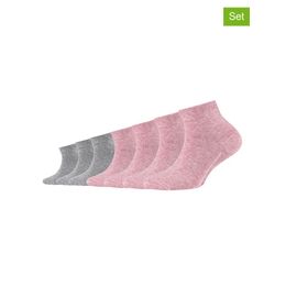 Camano 7er-Set: Socken in Grau/ Pink - 44% | Größe 35-38 | Kinder-socken-strumpfhosen