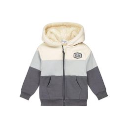 Dirkje Sweatjacke in Creme/ Grau - 48% | Gr&ouml;&szlig;e 116 | Baby-sweatshirts-jacken