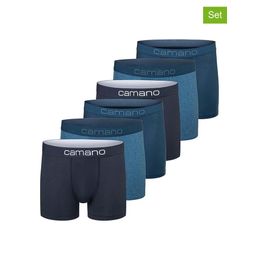 Camano 6er-Set: Boxershorts in Blau - 50% | Größe XL | Herren-waesche