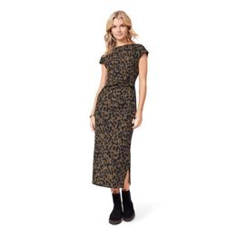 Scotch & Soda Scotch & Soda Kleid in Camel/ Schwarz - 62% | Gr&ouml;&szlig;e L | Damen-kleider