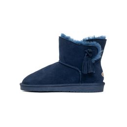 NICEBAY Leder-Winterboots "Bellaire" in Dunkelblau - 75% | Größe 36 | Damen-stiefel