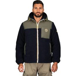 Geographical Norway Fleecejacke "Terpa" in Dunkelblau - 72% | Gr&ouml;&szlig;e M | Herren-pullover-sport
