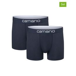 Camano 2er-Set: Boxershorts in Dunkelblau - 50% | Größe M | Herren-waesche