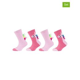 Camano 4er-Set: Socken in Pink/ Rosa - 44% | Größe 35-38 | Kinder-socken-strumpfhosen