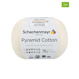 Schachenmayr since 1822 10er-Set: Baumwollgarne ''Pyramid Cotton'' in Creme - 10x 50 g - 21% | Kreativbedarf-diy