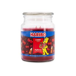 Haribo Duftkerze "Haribo - Cherry Cola" in Bordeaux - 510 g - 29% | Kerzen-vasen