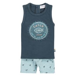 Dirkje 2tlg. Outfit in Blau/ Hellblau - 52% | Größe 74 | Baby-shirts