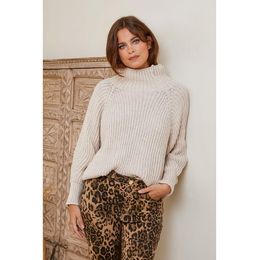 So Cachemire Pullover "Bambino" in Beige - 60% | Gr&ouml;&szlig;e M | Damen-pullover-cardigans
