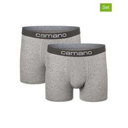 Camano 2er-Set: Boxershorts in Grau - 50% | Größe M | Herren-waesche
