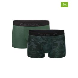 Camano 2er-Set: Boxershorts in Grün - 50% | Größe M | Herren-waesche