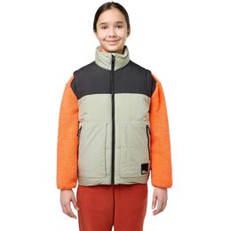 Jack Wolfskin Steppweste "Teen" in Grün/ Schwarz - 49% | Größe 176 | Kinderjacken
