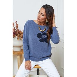Jos&eacute;fine Pullover "Lambi" in Blau - 62% | Gr&ouml;&szlig;e M | Damen-pullover-cardigans
