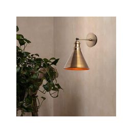 Opviq Wandleuchte "Berceste" in Gold - (B)20 x (H)29 cm - 72% | Wandleuchten