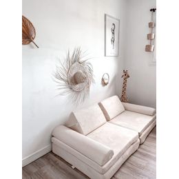 Bunky Spielsofa ''Milkshake'' in Creme - (B)168 x (H)58 x (T)84 cm - 38% | Kinder-moebel