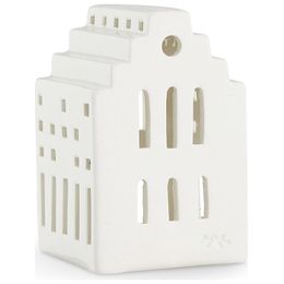 KÄHLER DESIGN Kähler Lichthaus "Urbania Long church" in Weiß - (B)7 x (H)10 cm - 38% | Kerzen-vasen