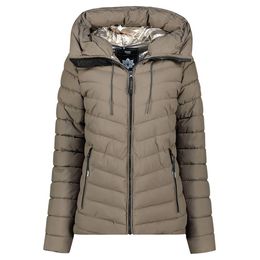 Geographical Norway Steppjacke "Amandine" in Taupe - 77% | Gr&ouml;&szlig;e XXL | Damenjacken