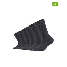 Camano 6er-Set: Socken in Anthrazit - 43% | Größe 31-34 | Babysocken-strumpfhosen