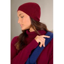 Perfect Cashmere Kaschmir-M&uuml;tze "Laoise" in Bordeaux - 26% | Damen-muetzen-caps