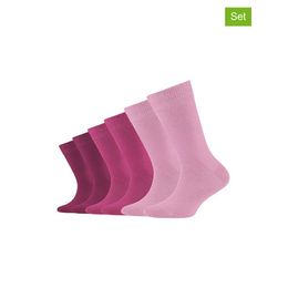 Camano 6er-Set: Socken in Pink/ Rosa - 43% | Größe 31-34 | Babysocken-strumpfhosen