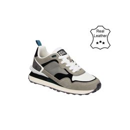 Bullboxer Leder-Sneakers in Grau - 53% | Größe 45 | Herrensneakers