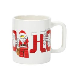 Lego Tasse "Christmas Santa" in Wei&szlig; - 300 ml - 44% | Gedeckter-tisch