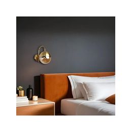 Opviq Wandleuchte in Gold - (H)24 cm - 72% | Wandleuchten