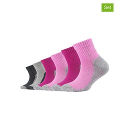 Camano 6er-Set: Socken in Pink/ Rosa/ Grau - 45% | Größe 39-42 | Kinder-socken-strumpfhosen