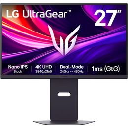 LG LED-Monitor "27G850A-B.AEU", Energieeffizienz: F (A-G), schwarz, B:43,2cm H:36,54cm T:83,3cm, Monitore