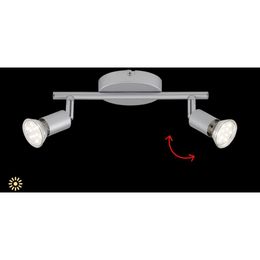 Briloner Leuchten LED Deckenleuchte "RAY", silber (ohne farbbezeichnung), Leuchten, LED Deckenleuchte