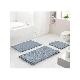Badematte Grund Gr. 1, salbei, rechteckig (50cm x 60cm ), 1 Stk., Badematten, Badematte
