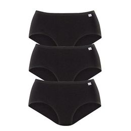 Taillenslip Speidel "Britta", Damen, Gr. 40, schwarz, Obermaterial: 95% Baumwolle, 5% Elasthan (LYCRA), unifarben, bequem, Unterhosen Taillenslip, bequem, elastisch, basic, Baumwollmix