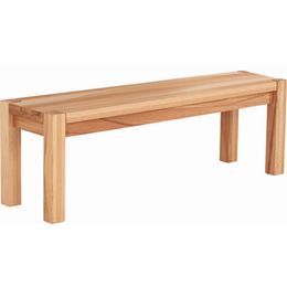 Livetastic Sitzbank, Buche, Holz, Kernbuche, massiv, 2-Sitzer, 125x42x35 cm, Esszimmer, B&auml;nke, Sitzb&auml;nke