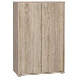 Kommode, Sonoma Eiche, Kunststoff, 2 F&auml;cher, 73.7x111.1x34.8 cm, Typenauswahl, Beim&ouml;bel erh&auml;ltlich, stehend, Wohnzimmer, Kommoden & Sideboards, Kommoden